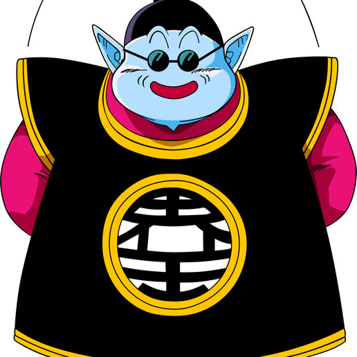 STL file King Kaio KaioSama Head Helmet Mask Cosplay Dragonball 🤴 ・3D ...