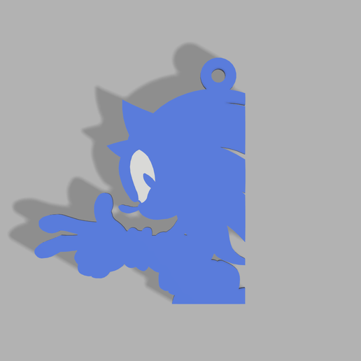 STL file Sonic Keychain V1 Figure 12 || Sonic Llavero V1 Figura 12 🗝️ ...