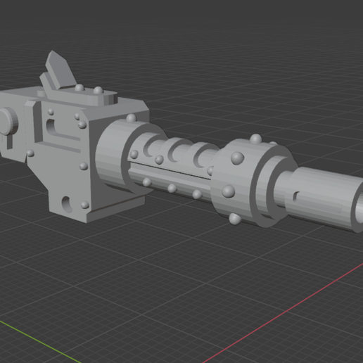 🔫 40K Ork Machine Gun replica・Free 3D File for ・Cults
