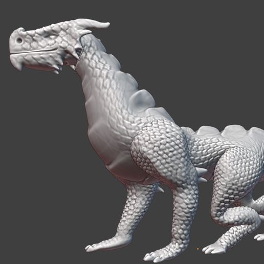 ♟ Dnd drake・Free STL File for 3D printing・Cults