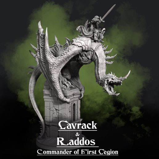 🐉 Lavrack & Raddos, Commander of First Legion・ 3D File for 3D printing ...