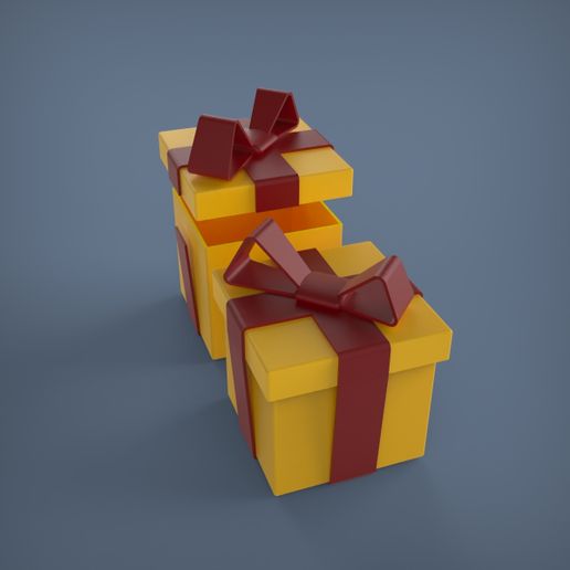 STL file Gift Box 🎁 (OBJ and STEP)・3D printer model to download・Cults