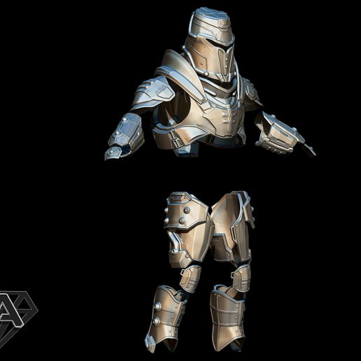 💪 Doom Eternal Night Sentinel Custom Armor Set・ STL File for 3D ...