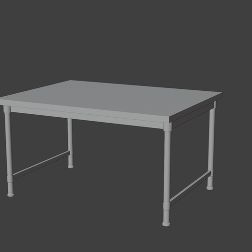 OBJ file IKEA Kullaberg Table 🪵 ・Model to download and 3D print・Cults