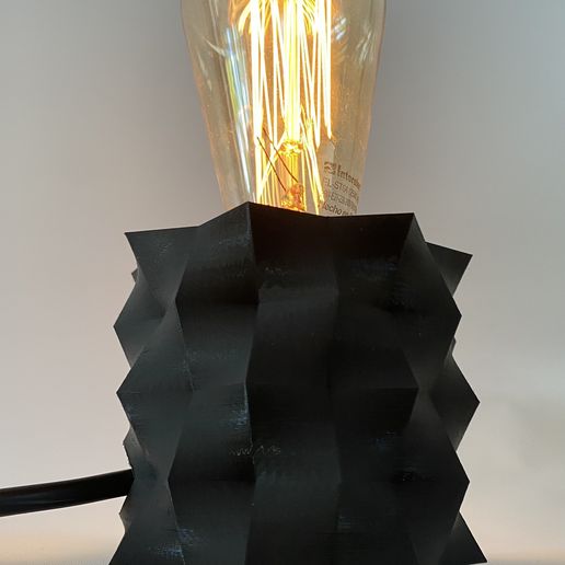 STL file Base for geometric lamp. 🔦 ・3D printing model to download・Cults
