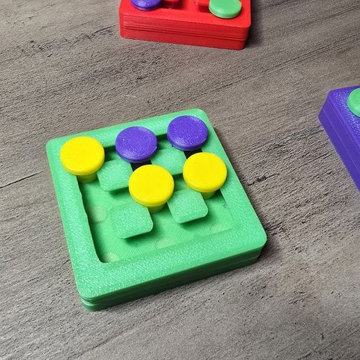 🧲 Customizable Magnetic Fidget Slider Stress Relief・Free STL File for ...