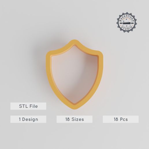 🛡️ Shield Shape Cutter Set, 18 Sizes, Perfect for Cookies, Fondant ...