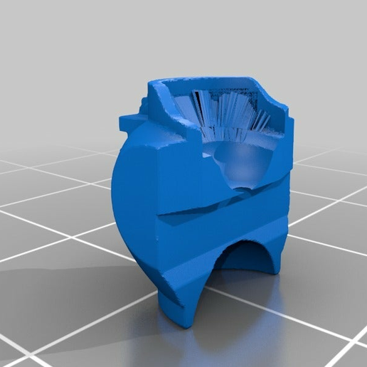 🛰 space marine torso back half・Free STL File for ・Cults