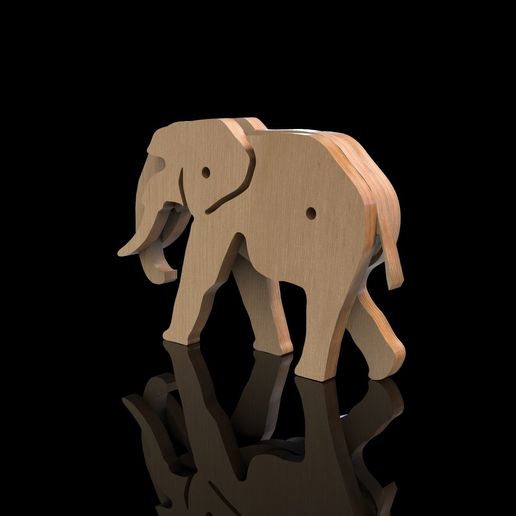STL file Animal Toy Elephant 🐘 (OBJ)・3D printer model to download・Cults