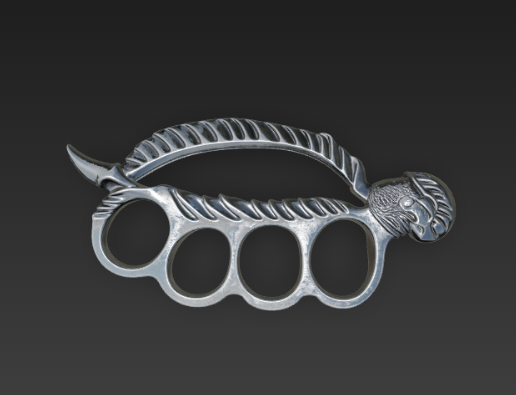 💍 brass knuckles・ STL File for 3D printing・Cults