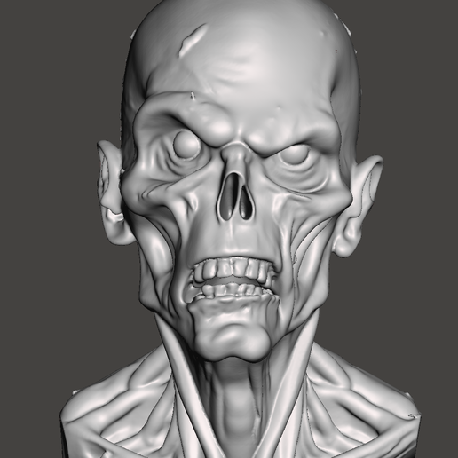 STL file zombie horror 🧟 ・Template to download and 3D print・Cults