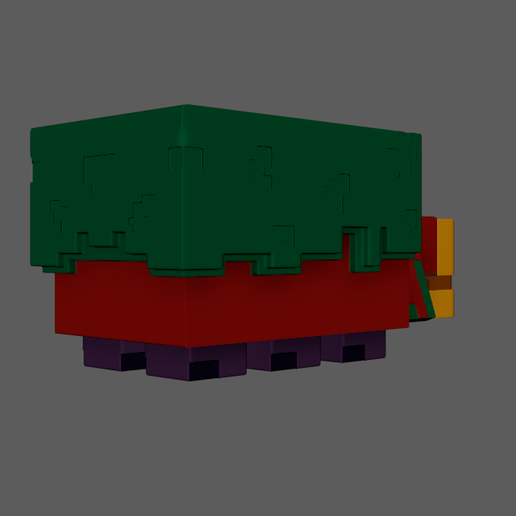 🦸 Minecraft Sniffer Minifigure・ STL File for 3D printing・Cults