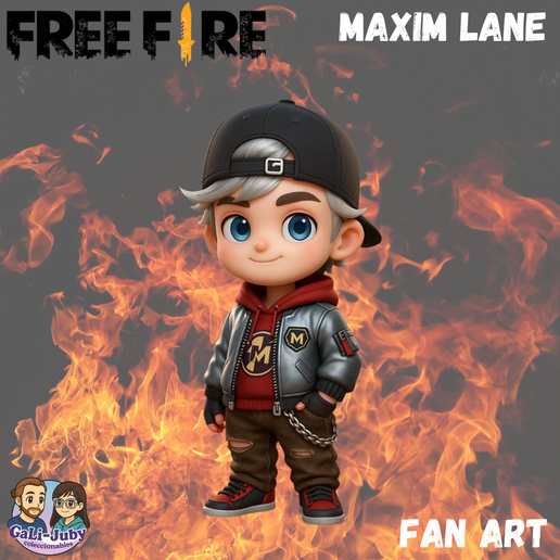 🆓 maxim - free fire・Archivo STL para Impresión 3D・Cults