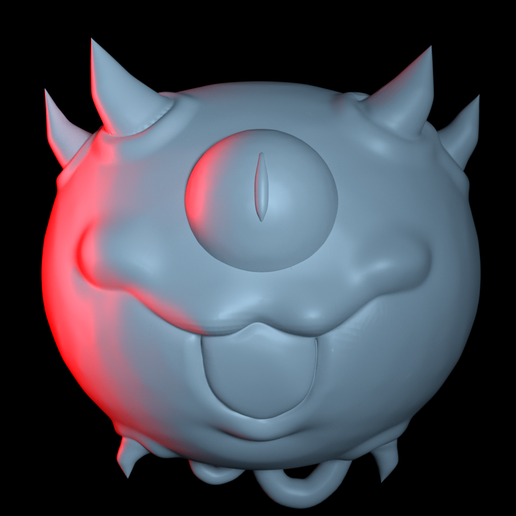 Free OBJ file Cute Cacodemon 🗝️ ・3D printing design to download・Cults