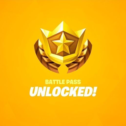 Archivo 3MF Fortnite batlle pass logo 💍 ・Plan de impresión en 3D para ...