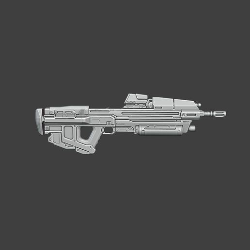 😇 Halo Assault Rifle MA40 - Cosplay Prop・Free 3D File for 3D printing・Cults