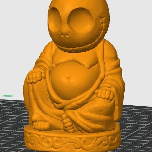 🎃 Jack Skellington Buda・Archivo 3MF Gratis para Impresión 3D・Cults