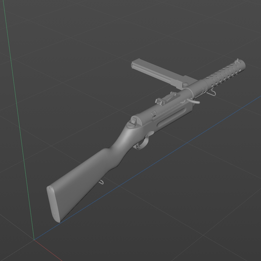 Archivo OBJ German MP28 submachine gun-2 3D model material 🗺️ ・Modelo ...