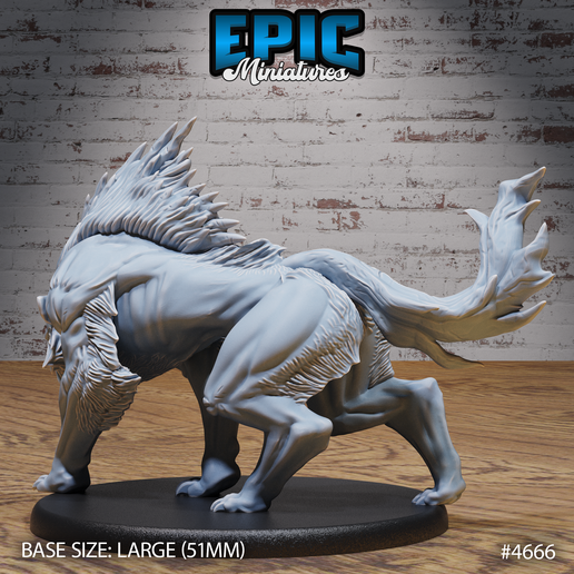 🎲 Warg Beast Set ‧ DnD Miniature ‧ Tabletop Miniatures ‧ Gaming Monster ...