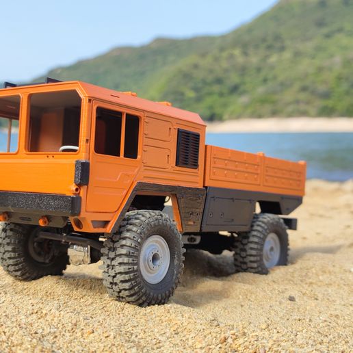 👶 Crawler Baby Cat 1 Cab - 1/18 TRX4M RC body・ 3D File for 3D printing ...