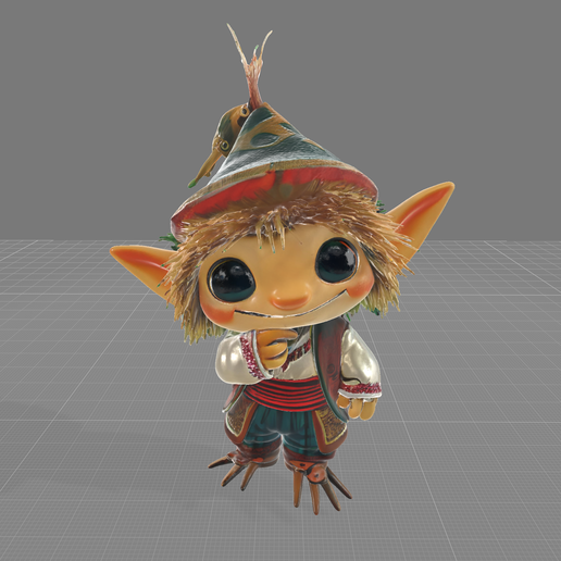 🧸 3D Model of the Asturian Trasgu - Mythological Figure・ STL File for ...