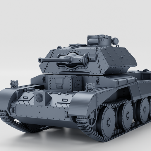 🪖 Cruiser Tank A13 Mk.IVA (UK, WW2)・ 3D File for 3D printing・Cults