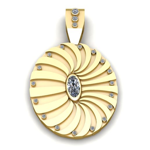 Archivo STL ARJUN CHAKRA GOLDEN PENDANT 3D PRINTABLE MODEL 🔑 (OBJ ...