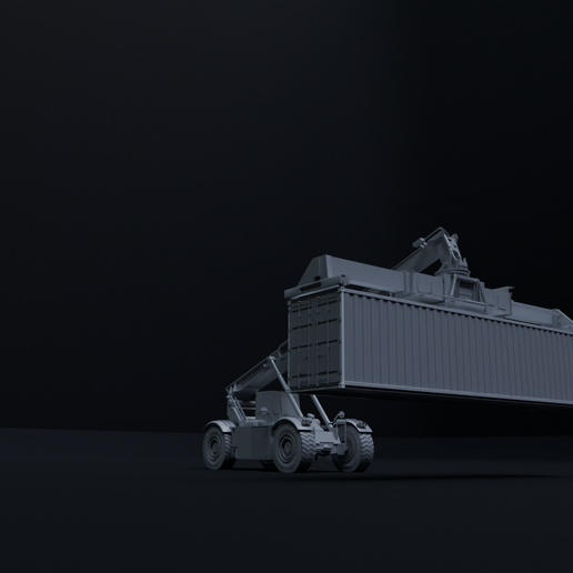 🐆 USMC Kalmar RT 240 logistical vehicle・ STL File for 3D printing・Cults