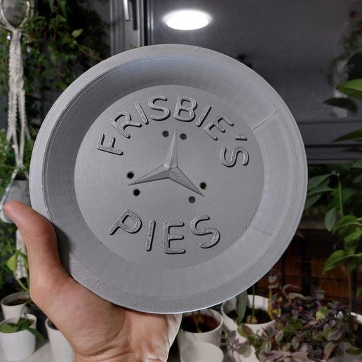 STL file Frisbie's Pies, Back To The Future 3, replica 🔙 ・3D printable ...