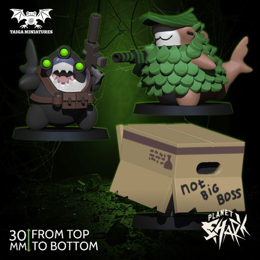 🥷 Stealth Sharks・ 3D File for 3D printing・Cults