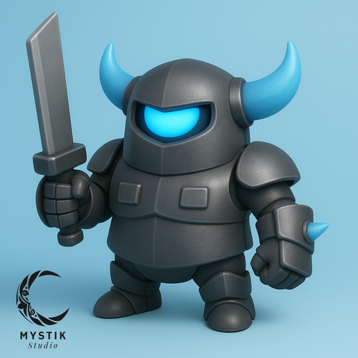 🐉 Mini P.E.K.K.A. - Clash Royale・ STL File for 3D printing・Cults
