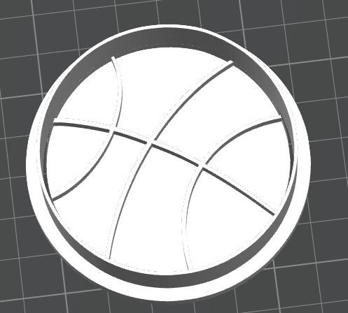 STL file Basketball Cutter and Stamp 🏀 ・3D printing template to ...