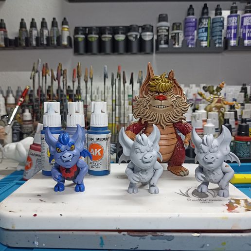🩻 Filmation Imp MOTU・3D 打印 使用 elegoo saturn 3 ultra 3D 打印机・Cults