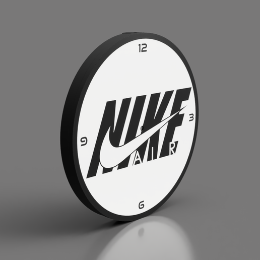 3MF file Nike clock ( horloge ) 🕰️ ・3D print design to download・Cults