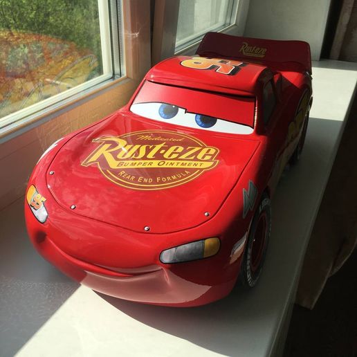 🌩️ Lightning Mcqueen 1/8 Body・ STL File for 3D printing・Cults