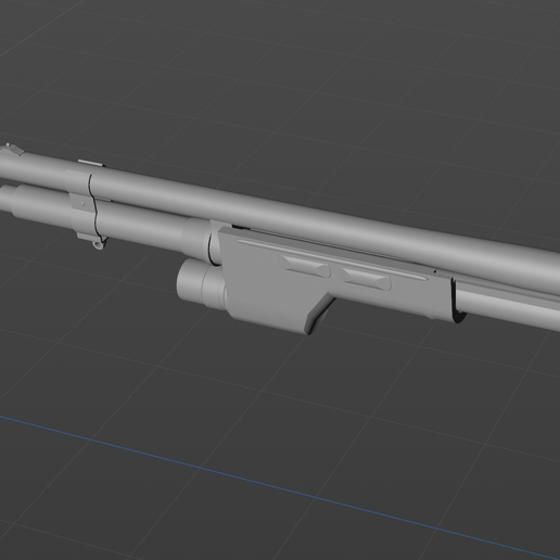 OBJ file American Remington M870 shotgun digital model 🗺️ ・3D print ...