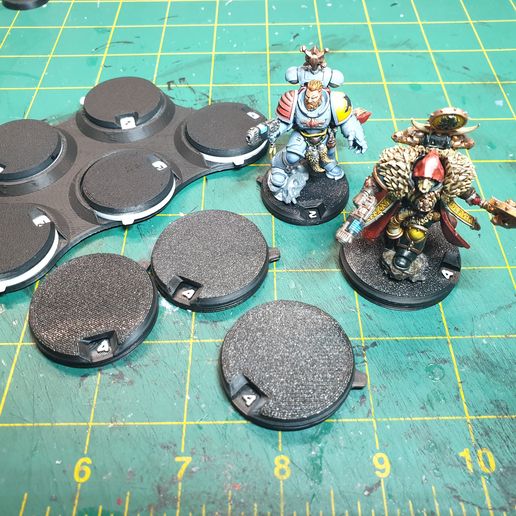 ♟ Wound Counter Bases | 25mm/28mm/32mm | Kill Team | Miniature Wargames ...