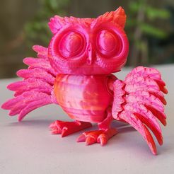 3D print Flexi Factory Owl • made with Ender 3 S1 Pro・Cults