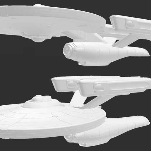 🖖 Federation Midway Class Light Cruiser・Free 3D File for 3D printing・Cults