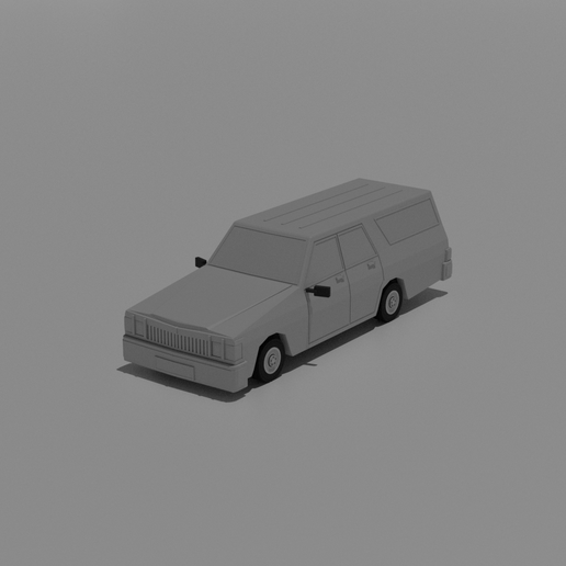 3D file Chevalier Cerise Wagon - Project Zomboid game Vehicle 🚗 ・3D ...