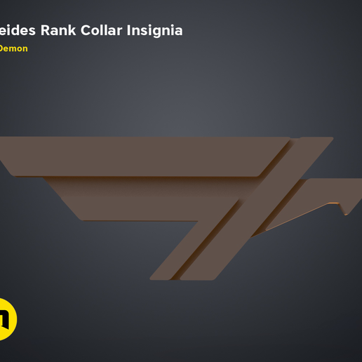 🎬 Atreides Rank Collar Insignia・Free 3D File for ・Cults