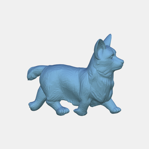 STL file Welsh Corgi Figure Dog 🐕 ・3D printer model to download・Cults