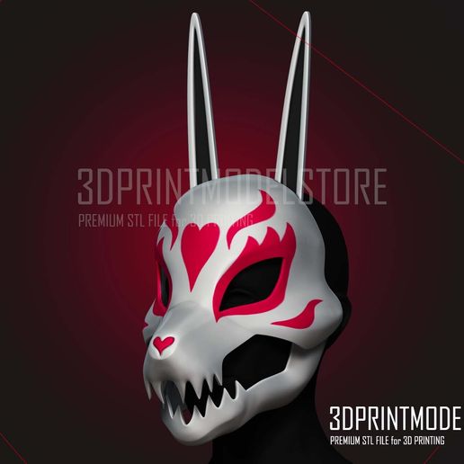 🎃 Neon White Game Cosplay Mask - Neon Red Mask - Halloween Costume Mask ...