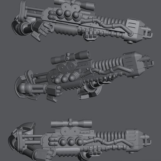 ⚔ Kitbash-Pattern Skitarii and Secutarii・Free 3D File for 3D printing・Cults