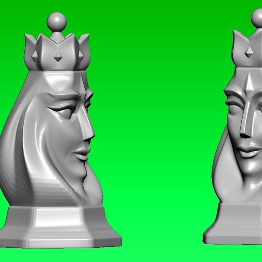 ♟️ Chess queen - Decor - 3D print・ STL File for 3D printing・Cults