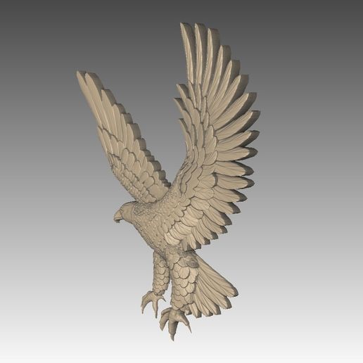 🦅 Eagle CNC 3D model・ STL File for 3D printing and CNC machining ...