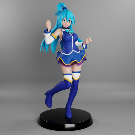 💬 Aqua from Konosuba・ STL File for 3D printing・Cults