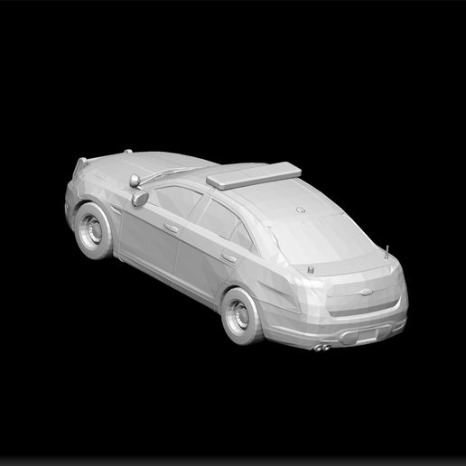 🚓 Police Car 3D Print Model - Law Enforcement Vehicle STL File - Detailed Car Sculpture ...