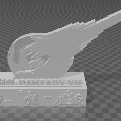 Archivo 3D gratis Final Fantasy VII Deco 🪞 ・Plan para descargar y ...