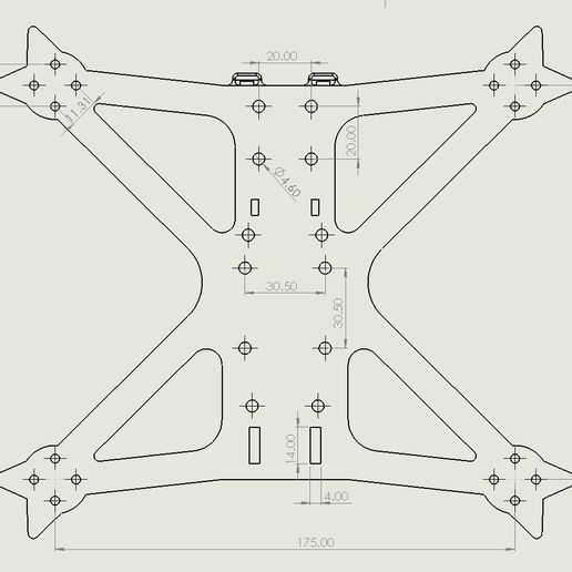 🖼️ Drone FPV de 5 pulgadas・Archivo STL Gratis para Impresión 3D・Cults